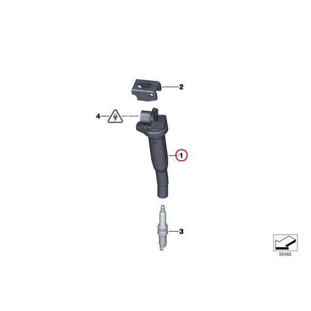 BMW イグニッションコイル 5シリーズ F07 550i SN44 SP44 / F10 M5 FR44 FV44M KN44 F11 ...