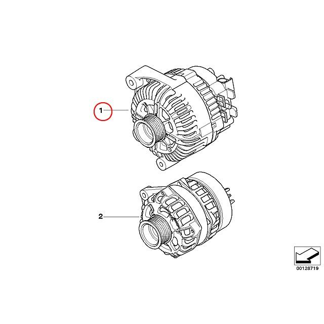 BMW オルタネーター 14V 180A E60 E61 E63 E64 E65 E66 X5(E53) N62 V8エンジン : セントピア ショッピングストア - 通販 - Yahoo ...