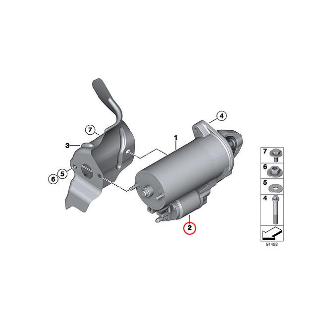 BMW セルモーター E60 E61 E63 E64 E65 E66 X5(E53) X5(E70) : セントピア ショッピングストア - 通販 - Yahoo!ショッピング
