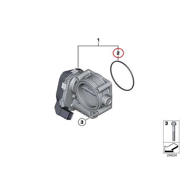 BMW スロットルボディガスケット E38 E39 E60 E61 E63 E64 E65 E66 X5(E53) X5(E70) : セントピア ショッピングストア - 通販 - Yahoo ...