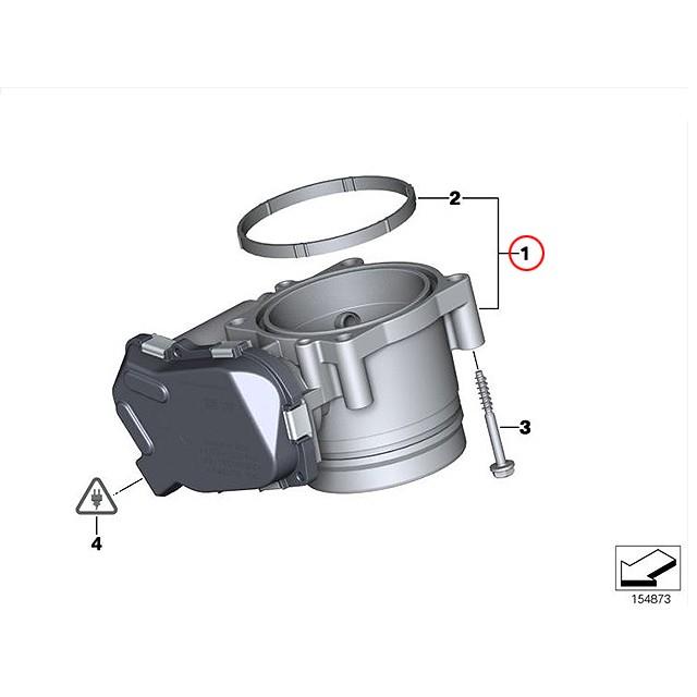 スロットルボディ スロットル バタフライ サポート BMW 5シリーズ F07 F10 F11 535i Hybrid5 SN30 FR35 ...