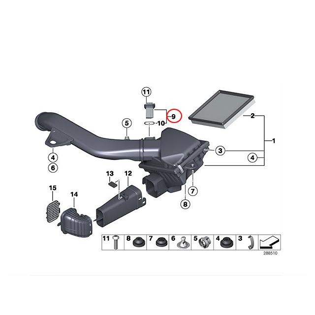 BMW 純正 エアマスセンサー BMW F20 F22 F30 F31 F32 F33 : セントピア ショッピングストア - 通販 ...