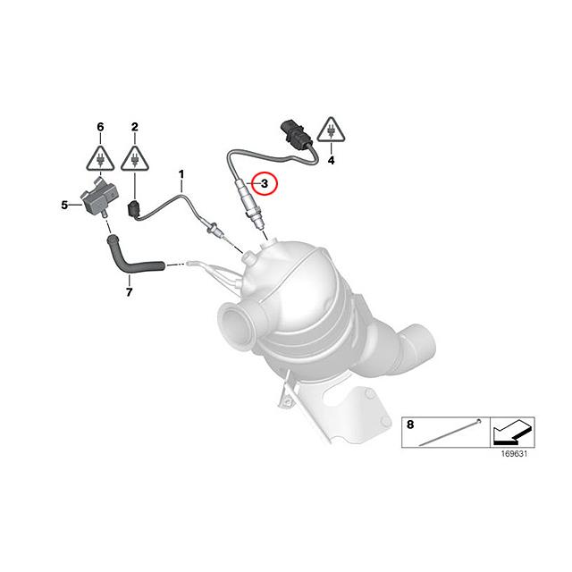 O2センサー BMW X5シリーズ E70 35d ZW30S :13627791600-ed04:セントピア ショッピングストア - 通販 ...