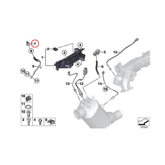 BMW 純正 排気ガス圧力センサー X3シリーズ F25 20d WY20 : セントピア ショッピングストア - 通販 - Yahoo!ショッピング