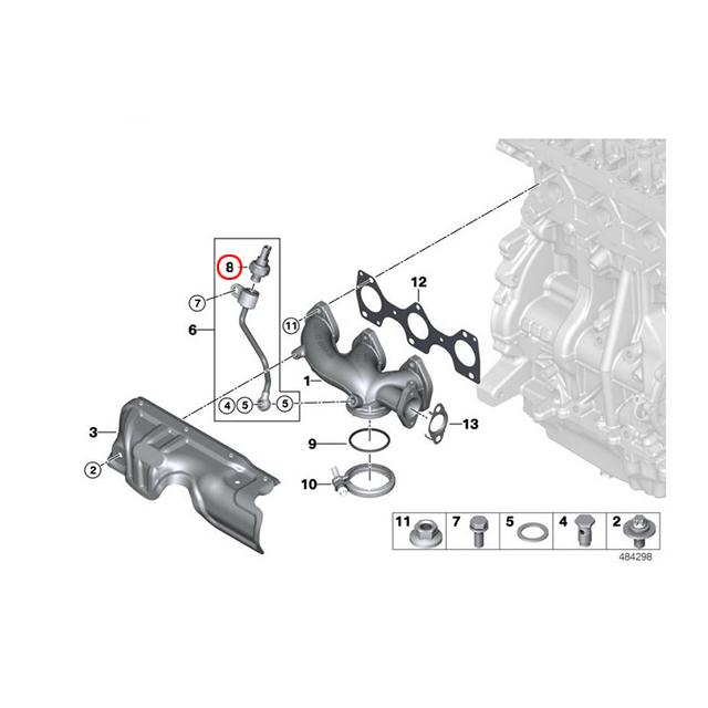 BMW 排気ガス 圧力センサー 2シリーズ F45 218d 2C20 6T20 F46 2E20 6W20 : セントピア ショッピングストア - 通販 - Yahoo!ショッピング