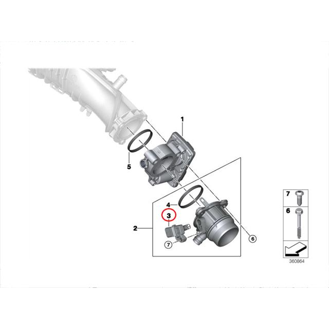 BMW ブーストプレッシャーセンサー MINI(ミニ) F54 F55 F56 F20 F45 F46 : セントピア ショッピングストア - 通販 - Yahoo!ショッピング