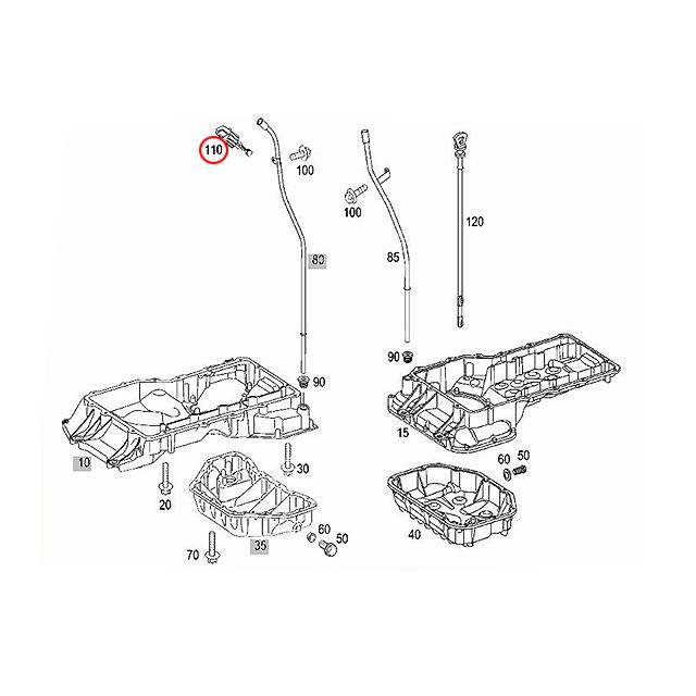 Mercedes-Benz 純正品 エンジンオイルレベルゲージ キャップ メルセデスベンツ Sクラス W222 S600 S65AMG ...