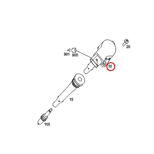 Mercedes-Benz イグニッションコイル メルセデスベンツ Cクラス W204 C63AMG M156 V8エンジン : セントピア ...