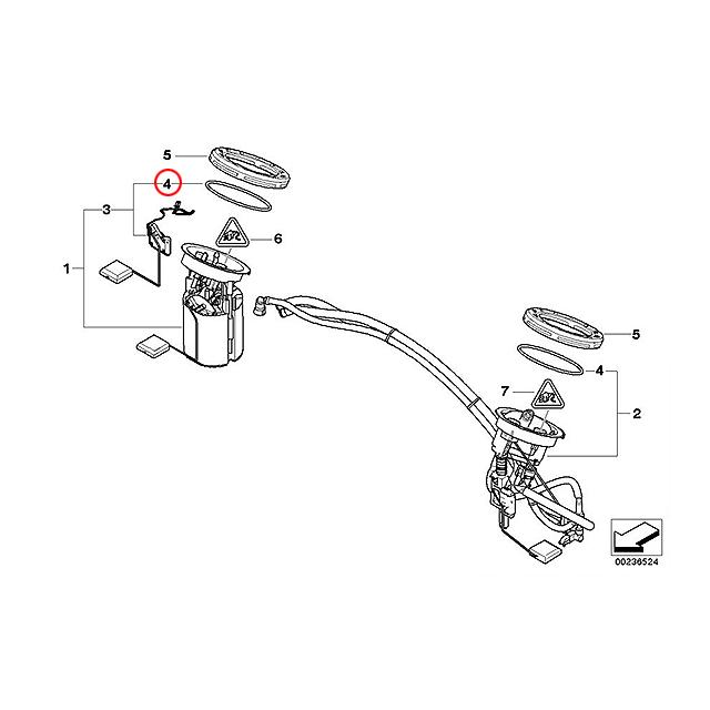 BMW フューエルポンプ フィルター ガスケット E82 E87 E88 E90 E91 E92 E93 X1(E84) : セントピア ショッピングストア - 通販 - Yahoo!ショッピング