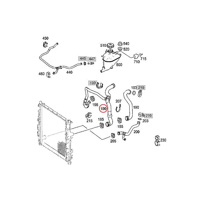ラジエター アッパーホース メルセデスベンツ Mクラス W164 ML350D : 1645005875 : セントピア ショッピングストア ...