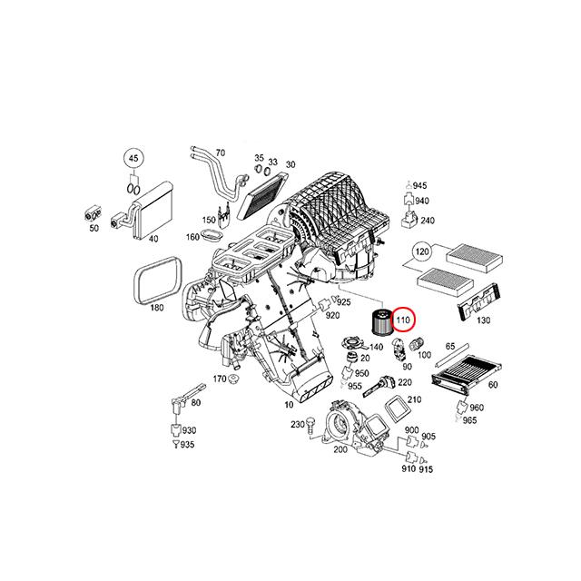 Mercedes-Benz 純正品 エアコン ブロアモーター メルセデスベンツ W164 W251 X164 : セントピア ショッピング ...