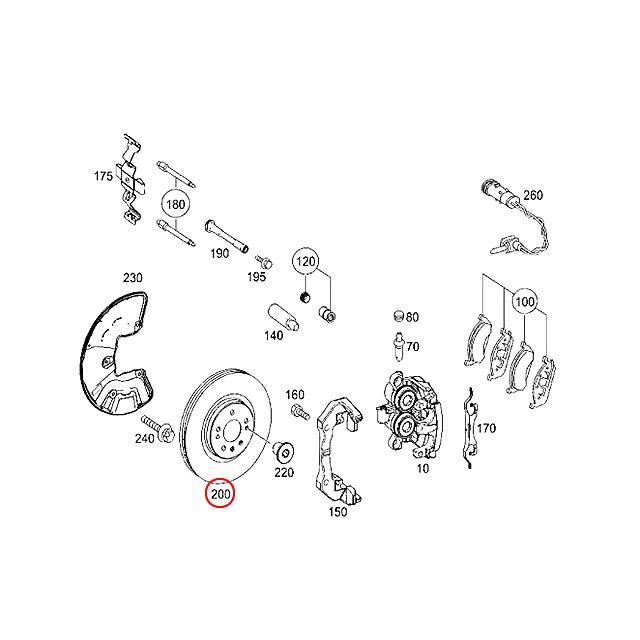 Mercedes-Benz ブレーキローター フロント 左右セット メルセデスベンツ M/GLクラス W166 ML63AMG X166 ...