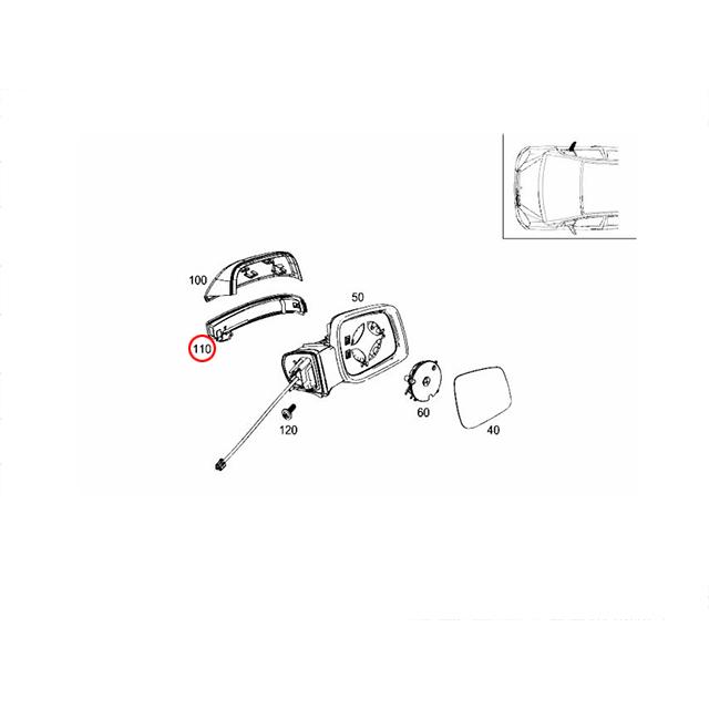 ドアミラーウインカー 右側 メルセデスベンツ Aクラス W169 A170 A180 A200 : 1698201221-ed01 : セント ...
