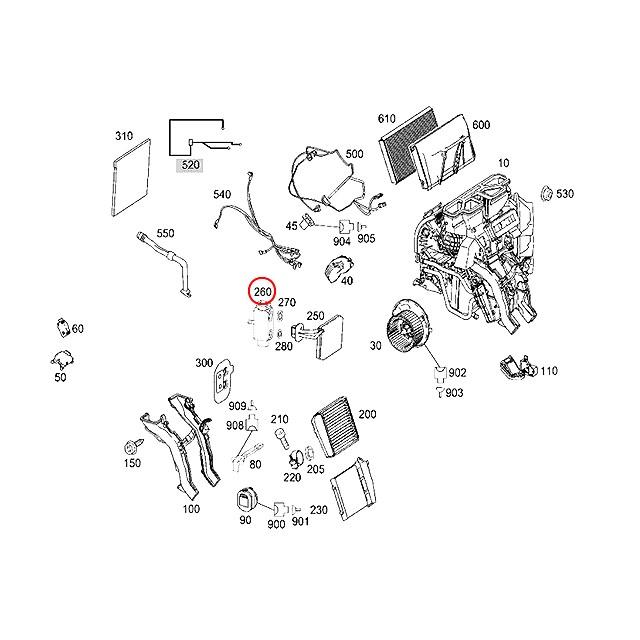 Mercedes-Benz エアコン エキスパンションバルブ + Oリング セット メルセデスベンツ Aクラス W169 A170 A180 ...