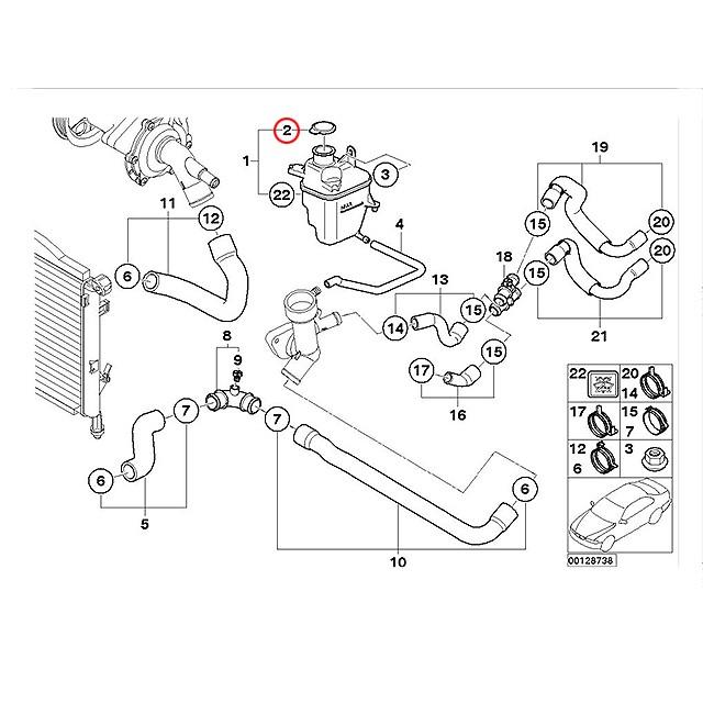 MINI ラジエターキャップ MINI(ミニ) R50 R52 クーパー ワン RA16 RF16 Cooper One : セントピア ...