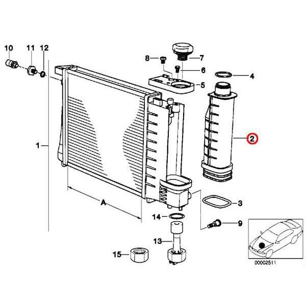BMW ラジエター サブタンク E30 E36 E34 E39 Z3(E36) : セントピア ショッピングストア - 通販 - Yahoo!ショッピング