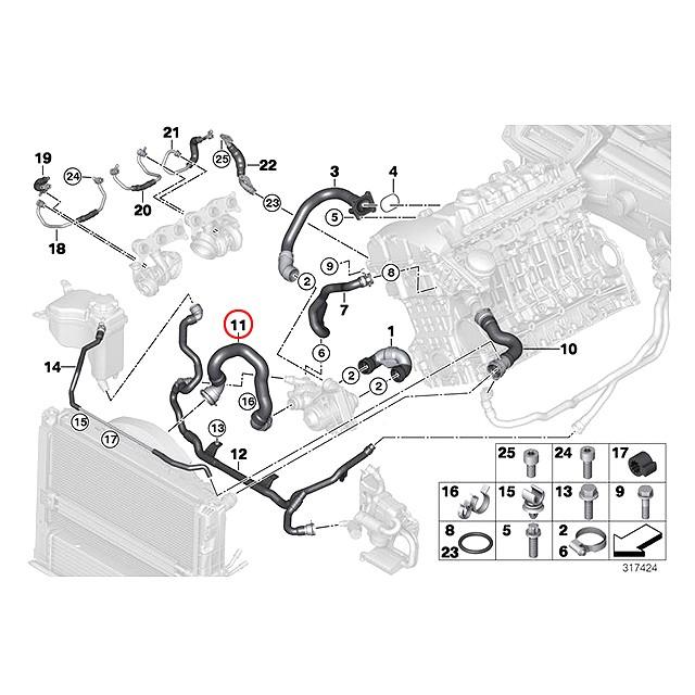 BMW ラジエター ロアホース E82 E90 E91 E92 E93 Z4(E89) リターンホース : セントピア ショッピングストア - 通販 - Yahoo!ショッピング