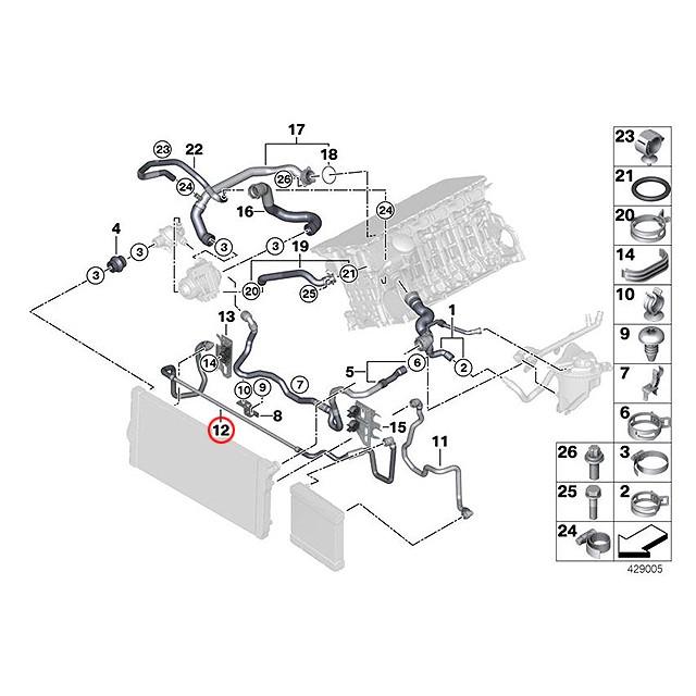 ベンチレーションホース エア抜きホース BMW 5シリーズ F07 F10 F11 535i Hybrid5 SN30 FR35 FZ35 ...