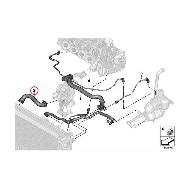 BMW ラジエター ロアホース MINI(ミニ) F45 F46 F54 F55 F56 : セントピア ショッピングストア - 通販 - Yahoo!ショッピング