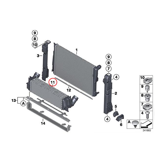 BMW インタークーラー X4シリーズ F26 28i XW20 : セントピア ショッピングストア - 通販 - Yahoo!ショッピング