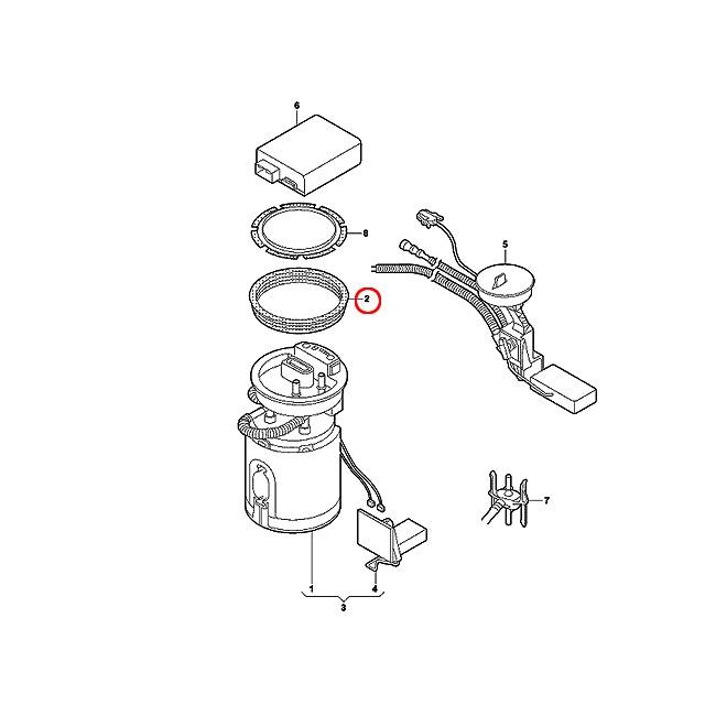 Audi フューエルポンプ レベルセンサー ガスケット アウディ A4/S4/RS4 8EALT 8EAMBF 8EASNF 8EAUKF 8EBBKF 8EBDV 8EBFB 8EBGBF ...
