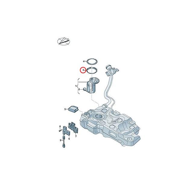 Audi フューエルポンプ ガスケット アウディ A4/S4/RS4 8EALT 8EAMBF 8EASNF 8EAUKF 8EBBKF 8EBDV 8EBFB 8EBGBF 8EBNSF ...