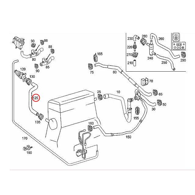 ヒーターホース メルセデスベンツ Cクラス W203 C180 : 2038321094 : セントピア ショッピングストア - 通販 ...