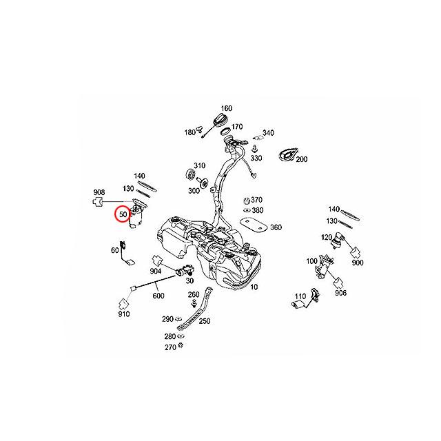 フューエルポンプ 右タンク内 メルセデスベンツ Cクラス W204 C180 C200 C250 C300 : 2044700794-ed01 ...