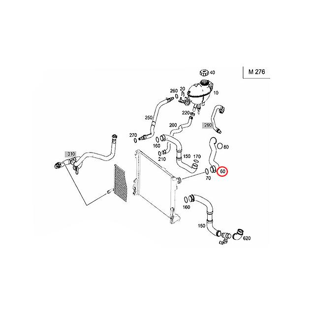Mercedes-Benz ラジエター アッパーホース メルセデスベンツ Eクラス W207 E350 : セントピア ショッピングストア - 通販 - Yahoo!ショッピング