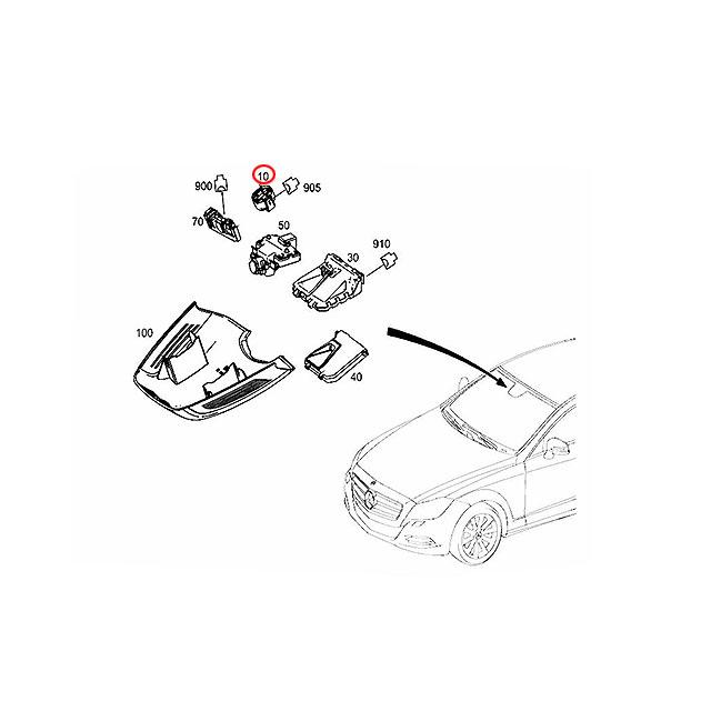 Mercedes-Benz レイン ライトセンサー メルセデスベンツ Eクラス W212 E220D E250 E300 E350 E400 E550 E63AMG E63AMG-S ...