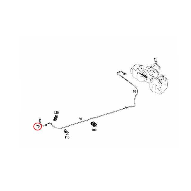 Mercedes-Benz フューエルホース メルセデスベンツ Cクラス W205 C180 C200 C250 C350E : セントピア ...