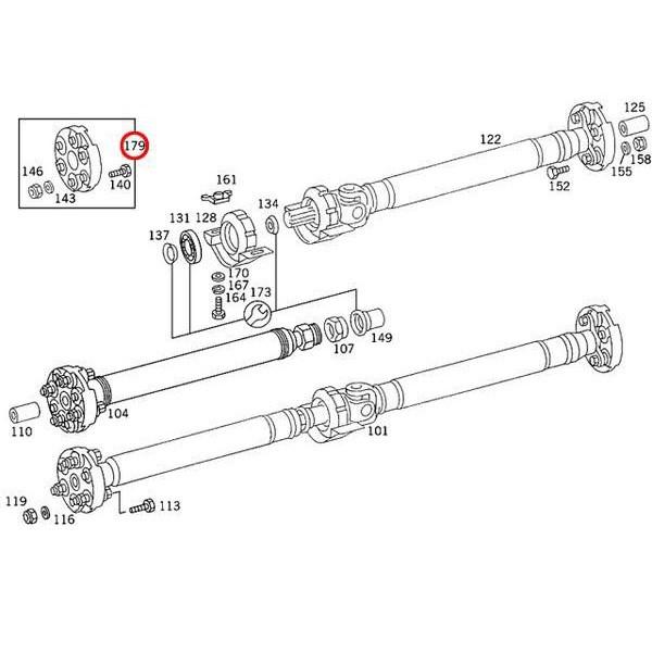 Mercedes-Benz コンパニオンプレート ジョイントディスク 100mm メルセデスベンツ W208 W202 W140 W220 ...