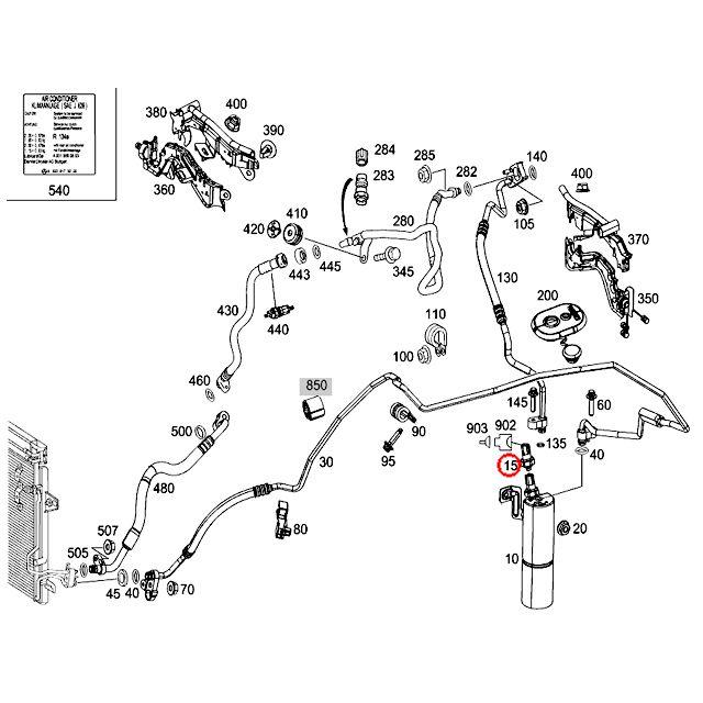 Mercedes-Benz 圧力センサー メルセデスベンツ Eクラス W211 E230 E240 E250 E280 E300 E320 E350 E500 E550 E55AMG ...