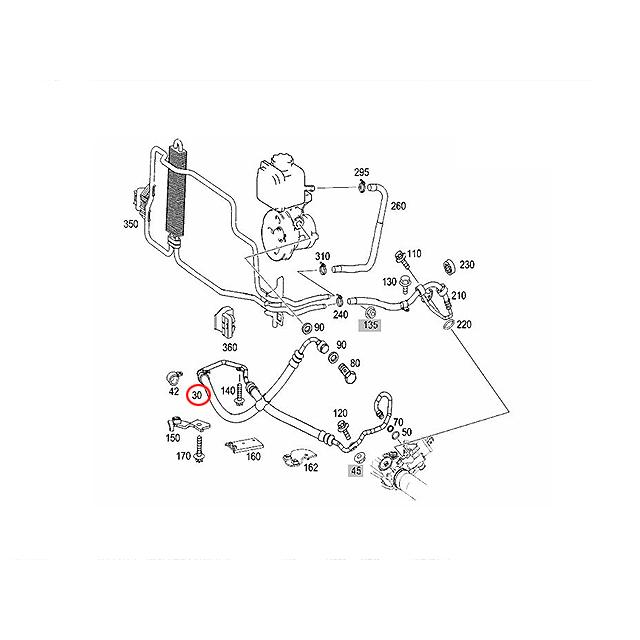Mercedes-Benz 純正品 パワステホース メルセデスベンツ Eクラス W211 E240 E320 : セントピア ショッピングストア - 通販 - Yahoo!ショッピング