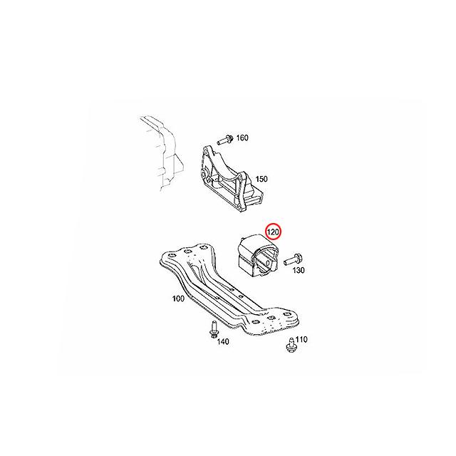 Mercedes-Benz ミッションマウント(1個) メルセデスベンツ Eクラス W212 E250 : セントピア ショッピングストア ...