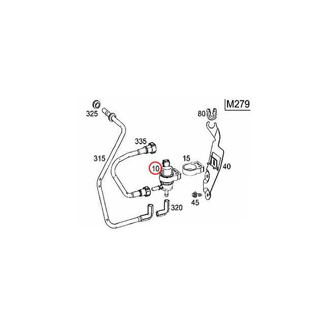 Mercedes-Benz パージバルブ メルセデスベンツ Eクラス W212 E300 E350 E550 E63AMG : セントピア ショッピングストア - 通販 - Yahoo!ショッピング
