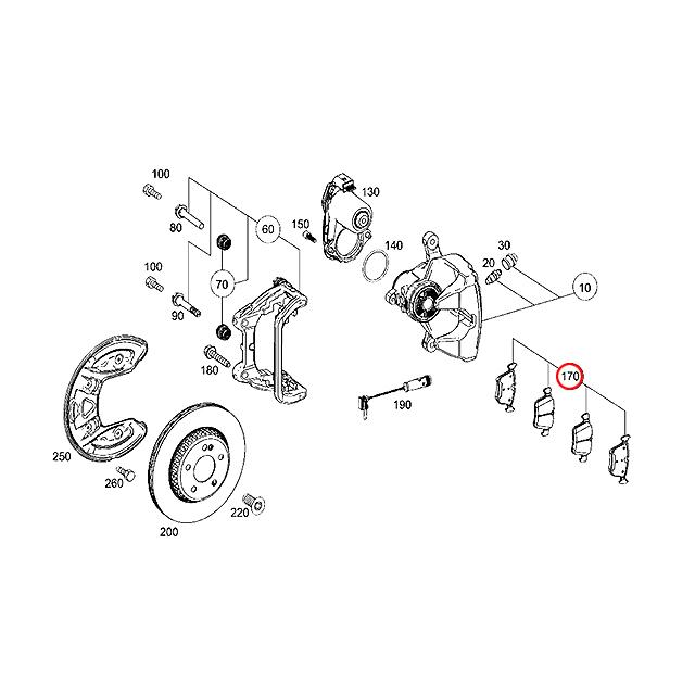 ブレーキパッド リア 左右セット メルセデスベンツ Eクラス S213 E200 E220d E250 E300 :2211360-ed02 ...