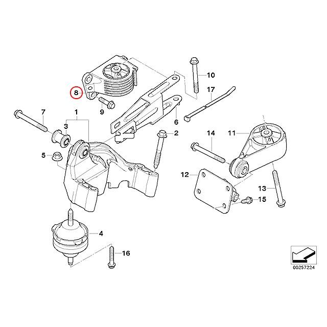 MINI（ミニ） エンジンマウント ブッシュ R50 R53 クーパー クーパーS ワン RA16 RE16GP RE16 Cooper ...