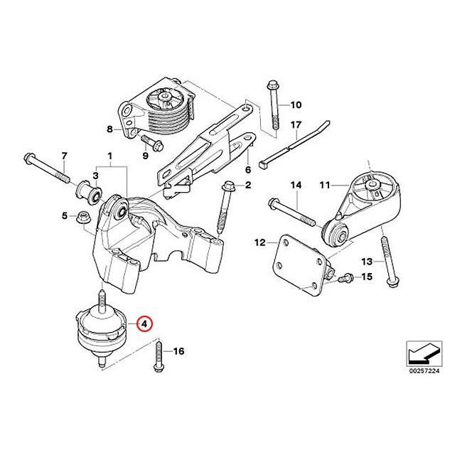 MINI（ミニ） エンジンマウント ブッシュ R53 クーパーS RE16GP RE16 CooperS : セントピア ショッピングストア ...