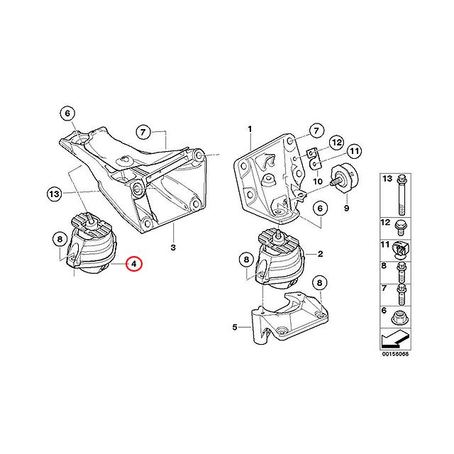 BMW 純正品 エンジンマウント ブッシュ 右側 E82 E90 E91 E92 E93 Z4 E89 : セントピア ショッピングストア - 通販 - Yahoo!ショッピング