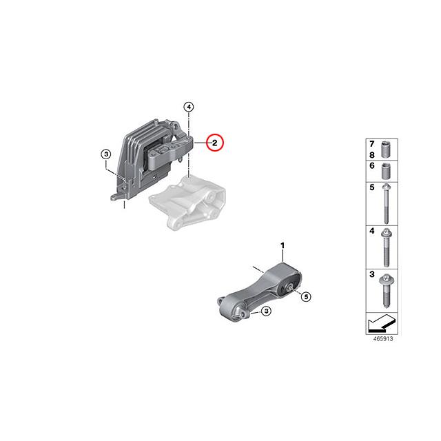 BMW エンジンマウント ブッシュ MINI(ミニ) F45 F54 F55 F56 : セントピア ショッピングストア - 通販 ...