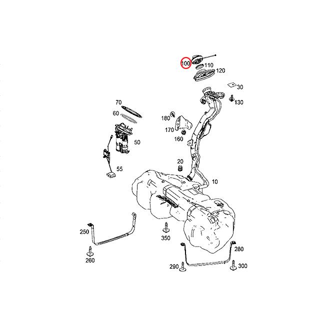 フューエルフィラーキャップ メルセデスベンツ Sクラス W222 S400H S550 S550E S600 S63AMG S65AMG ...