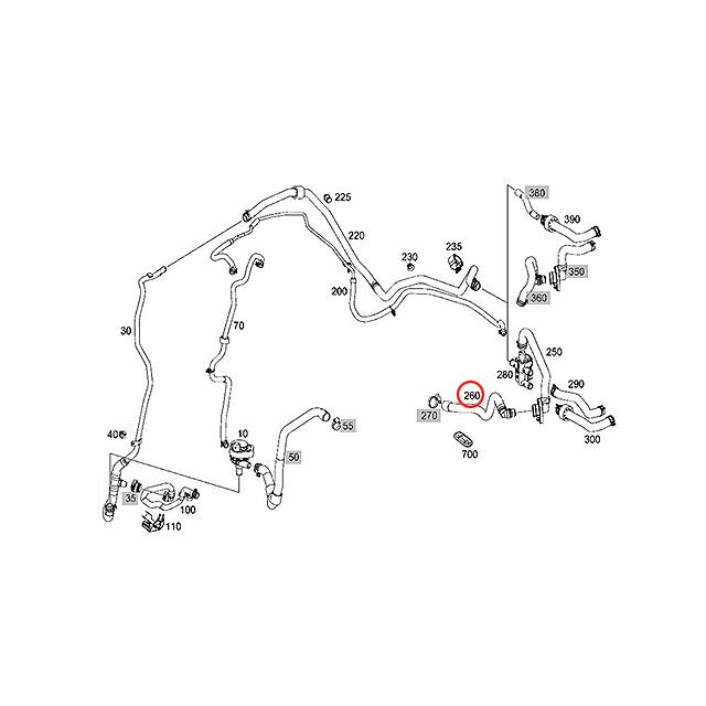 Mercedes-Benz ヒーターホース メルセデスベンツ W217 W222 : セントピア ショッピングストア - 通販 - Yahoo ...