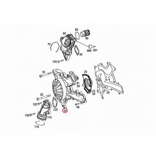Mercedes-Benz ウォーターポンプ メルセデスベンツ Eクラス W207 E350 M276 V6エンジン : セントピア ショッピングストア - 通販 - Yahoo!ショッピング