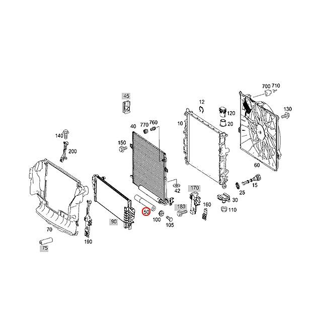 Mercedes-Benz エアコン リキッドタンク レシーバー メルセデスベンツ Rクラス W251 R350 R500 R550 ...