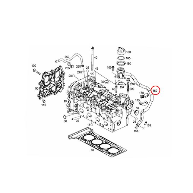 Mercedes-Benz ブローバイホース メルセデスベンツ Aクラス W176 A180 A250 : セントピア ショッピングストア ...