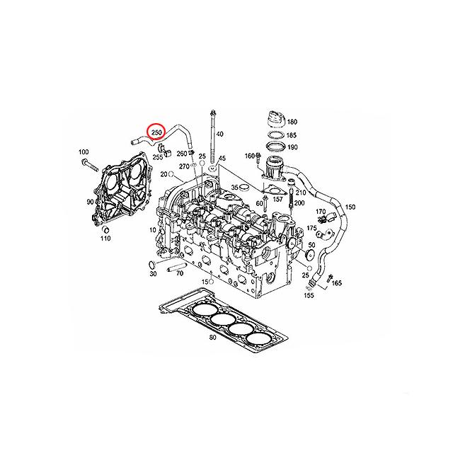 Mercedes-Benz（メルセデス・ベンツ） ウォーターホース Aクラス W176 A180 A250 A250 4マチック : セント ...