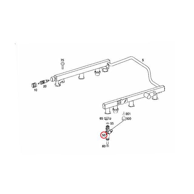 Mercedes-Benz インジェクター メルセデスベンツ Eクラス W212 E300 E350 E550 : セントピア ショッピングストア - 通販 - Yahoo!ショッピング