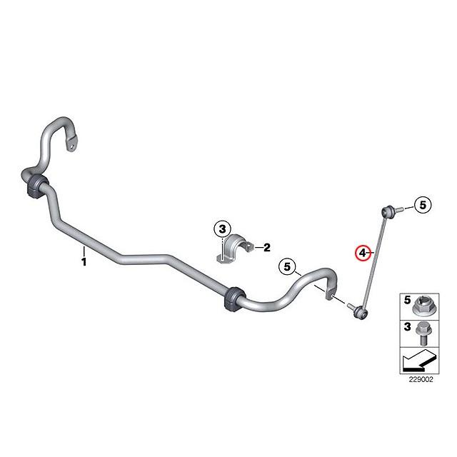 BMW スタビリンクロッド フロント 右側 BMW X3シリーズ F25 20d 20i 28i 35i WX20 WX30 WX35 ...