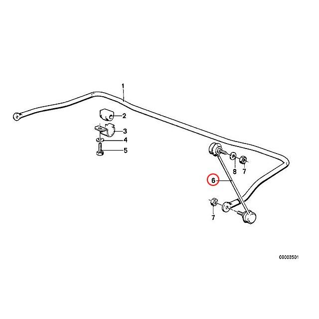BMW スタビリンクロッド フロント 左右共通(1本) E24 E30 E32 E34 E36 : セントピア ショッピングストア - 通販 - Yahoo!ショッピング